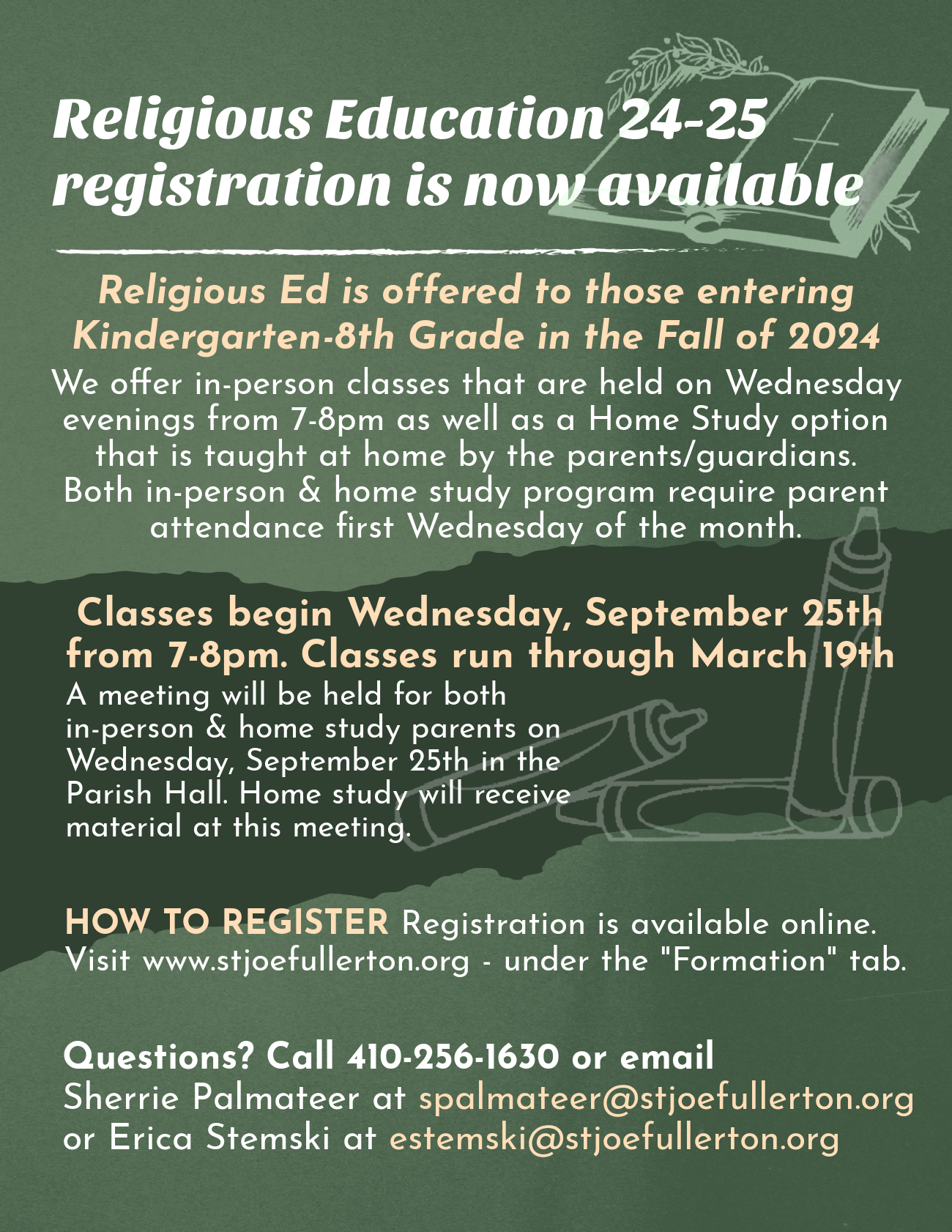 Religious Education Registration